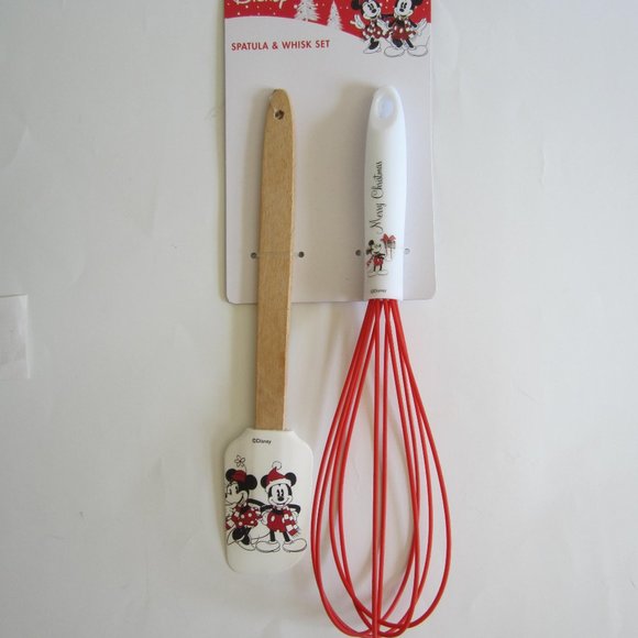 Disney | Kitchen | Disney Mickey Minnie Mouse Spatula And Whisk Set ...